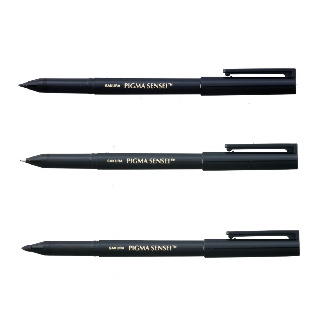 Fix Sakura Pigma Sensei černý - INDIGES - výtvarné potřeby