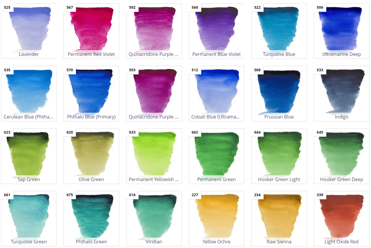 Akvarel v tubě Van Gogh 10ml - INDIGES - výtvarné potřeby